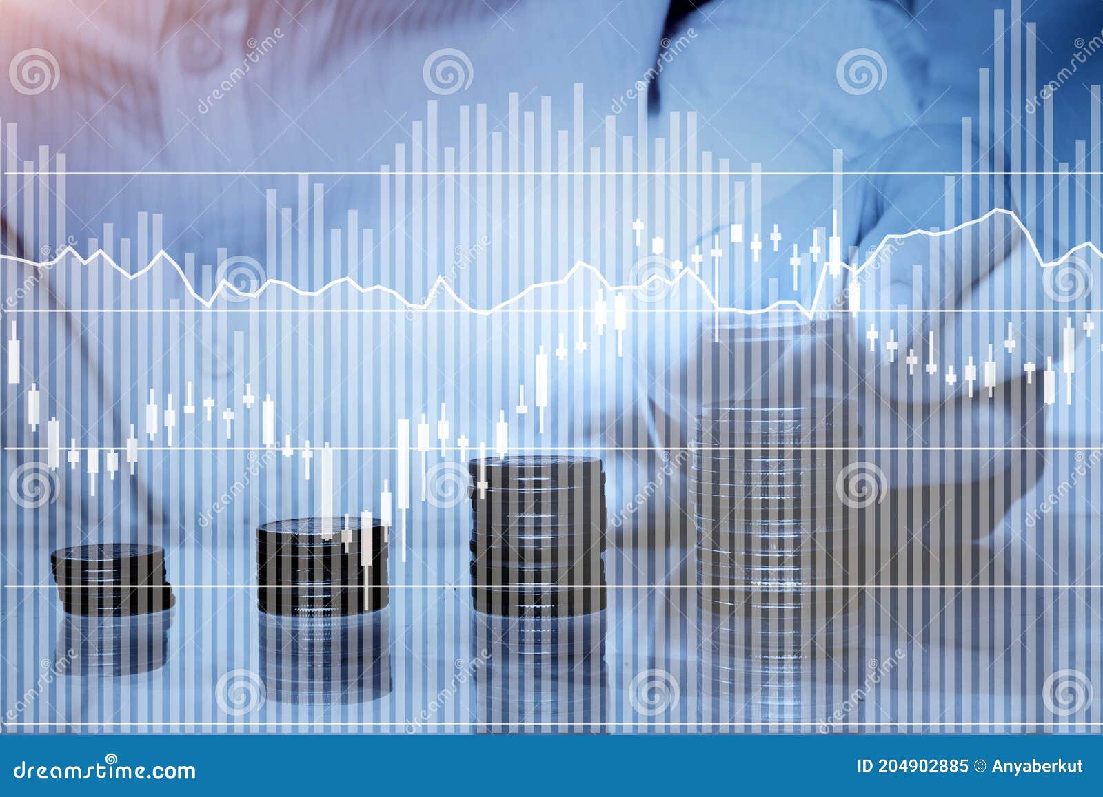 Money And Graphs Royalty-Free Stock Photography | CartoonDealer.com ...