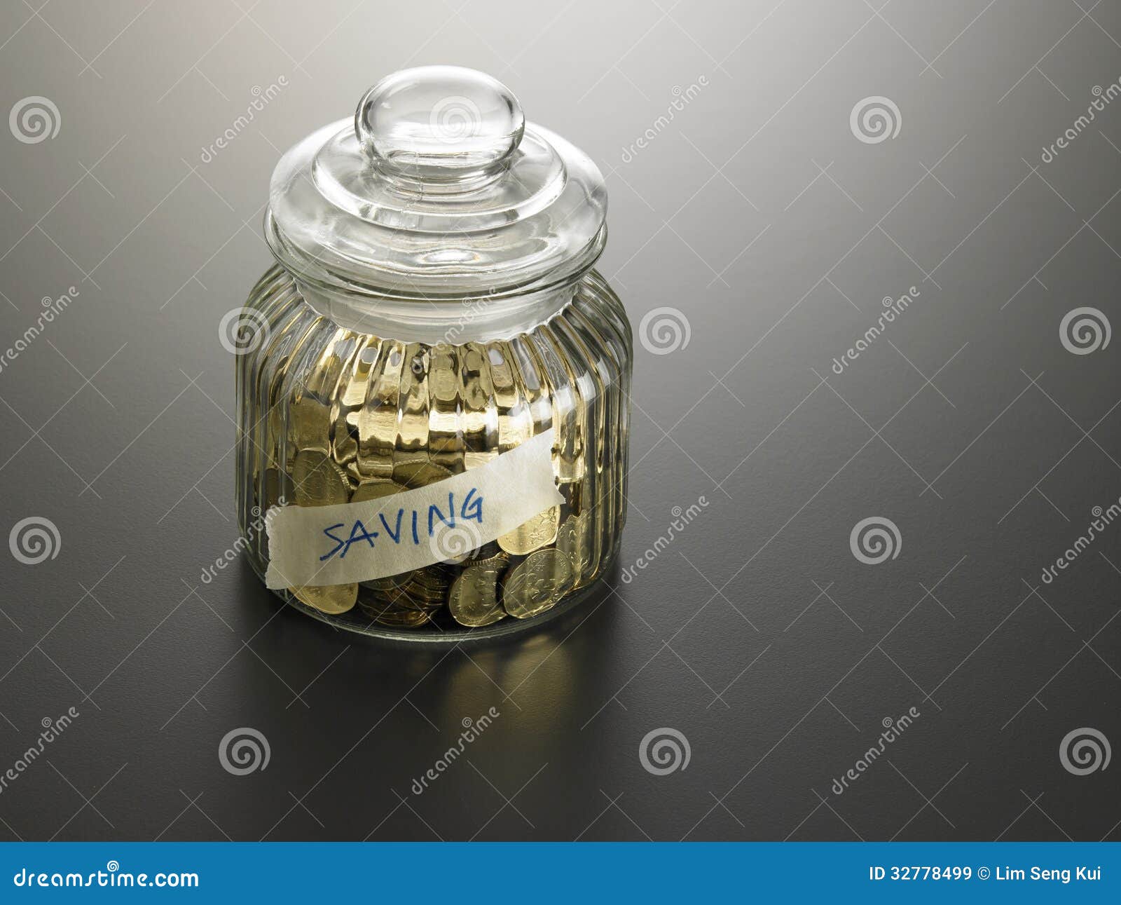 Savings Jar stock image. Image of script, glass, label - 32778499