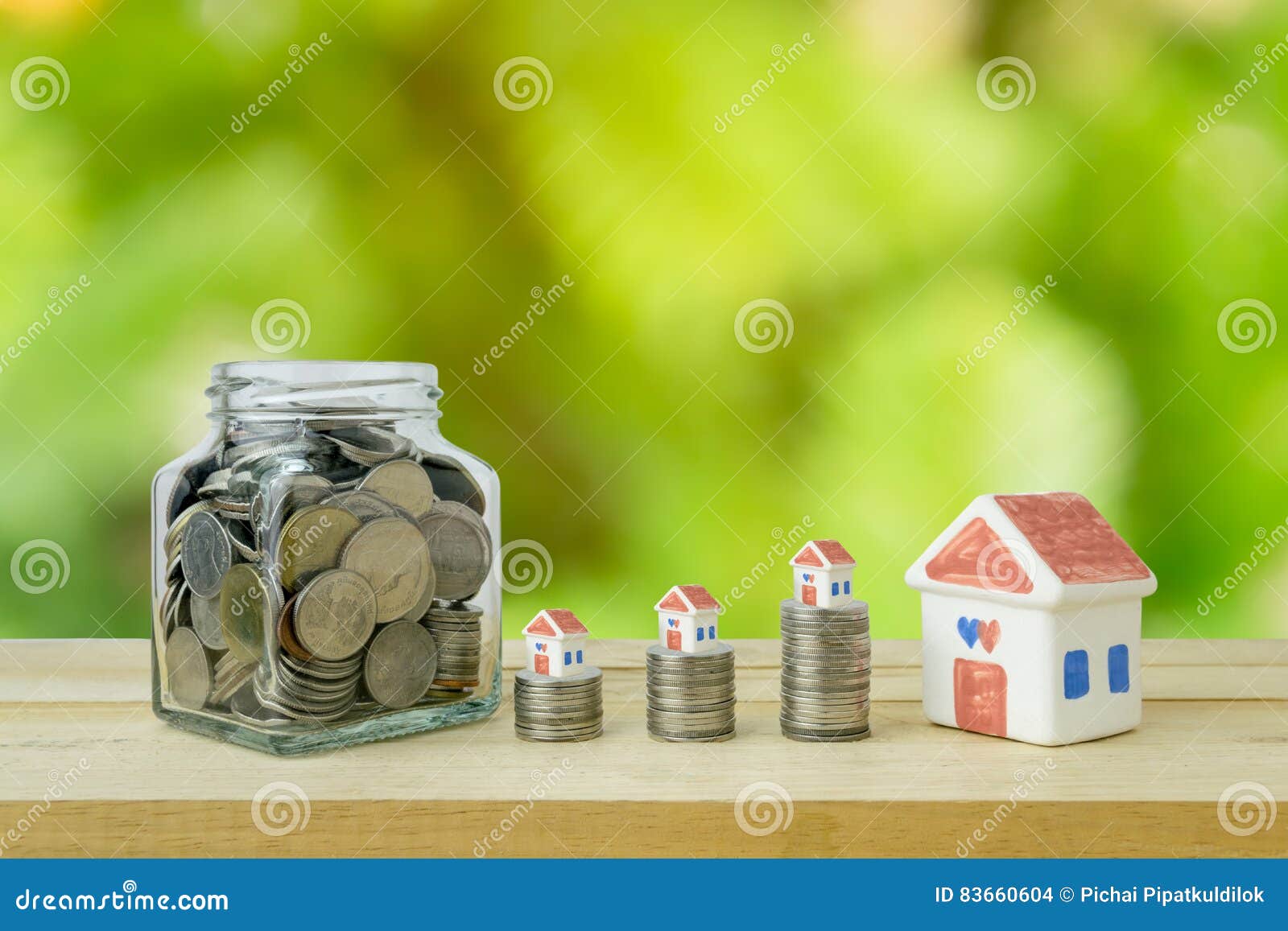Savings Plans for Housing ,financial Concept Stock Photo - Image of ...