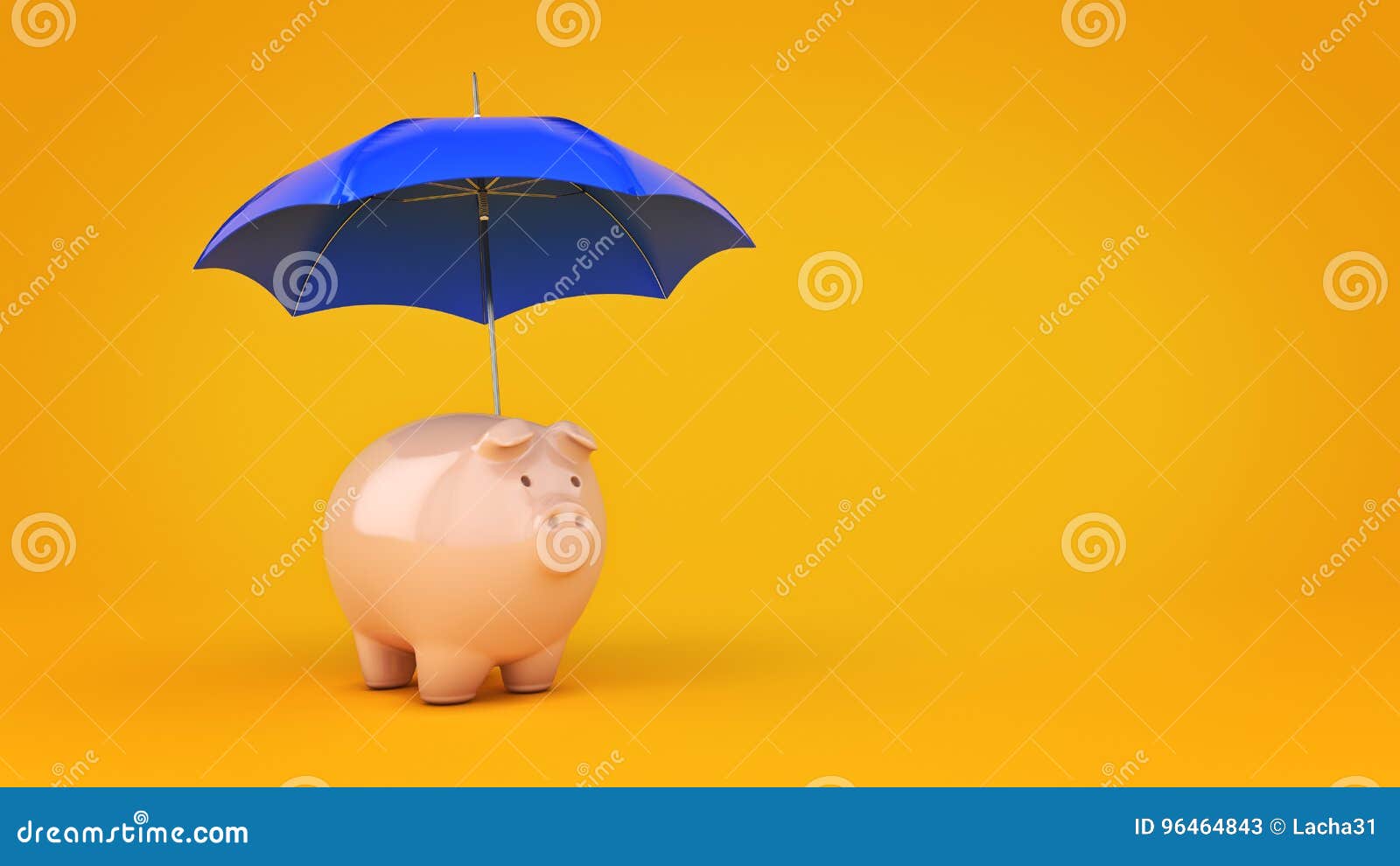 Savings Protection Concept. Stock Illustration - Illustration of ...
