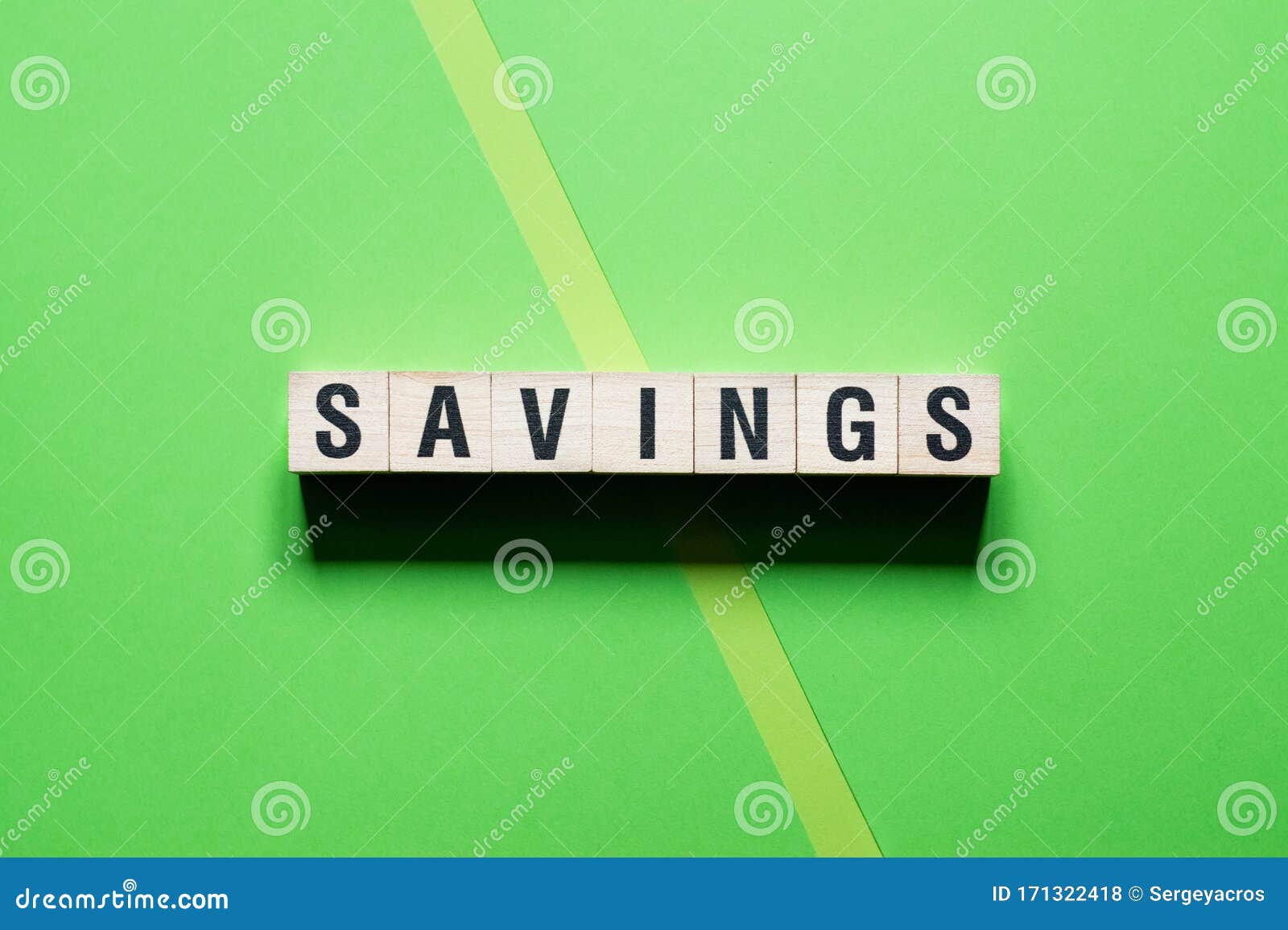 Savings Word Concept on Cubes Stock Photo - Image of banking, alphabet ...
