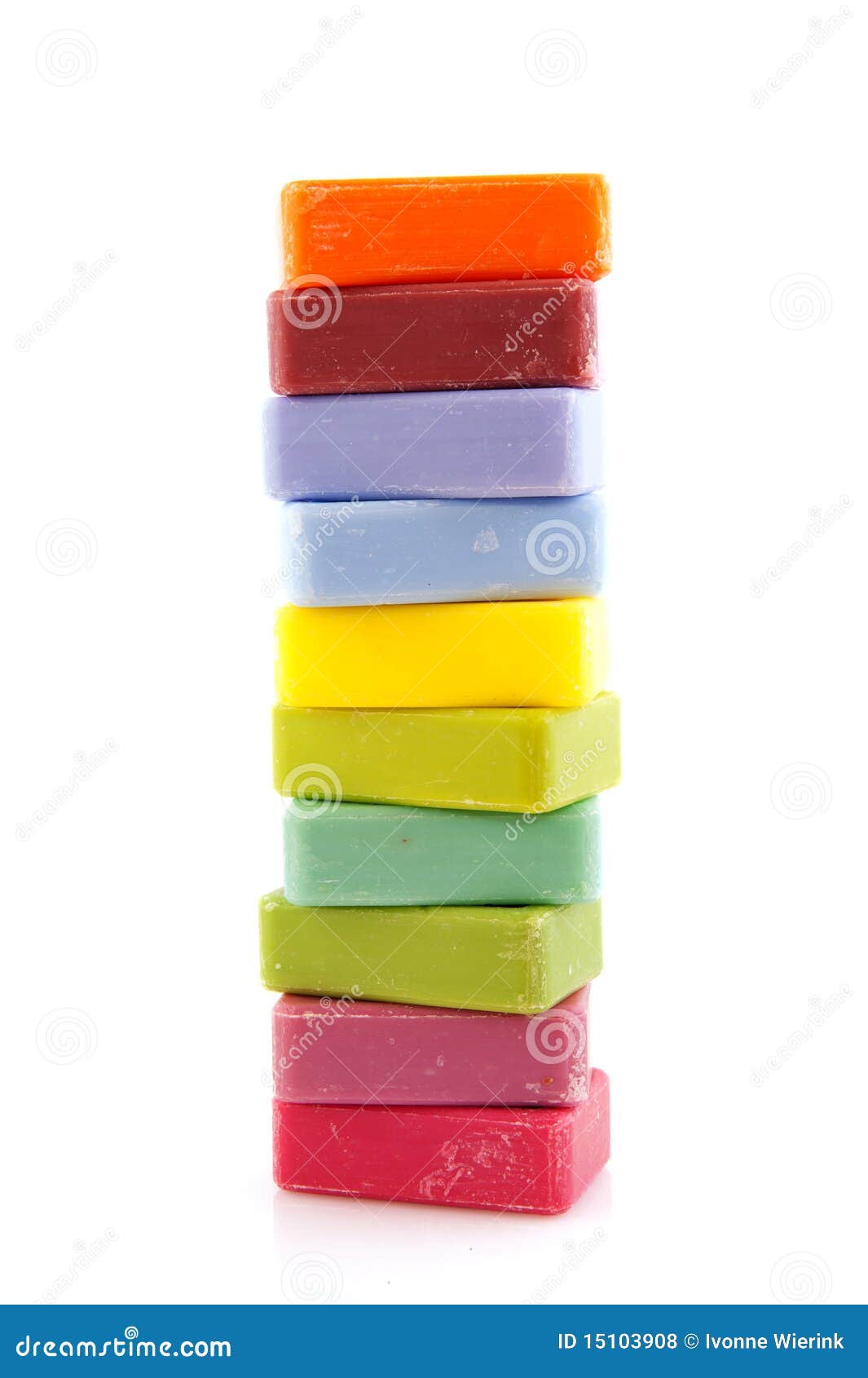 Savon photo stock. Image du verticale, pile, isolement - 15103908