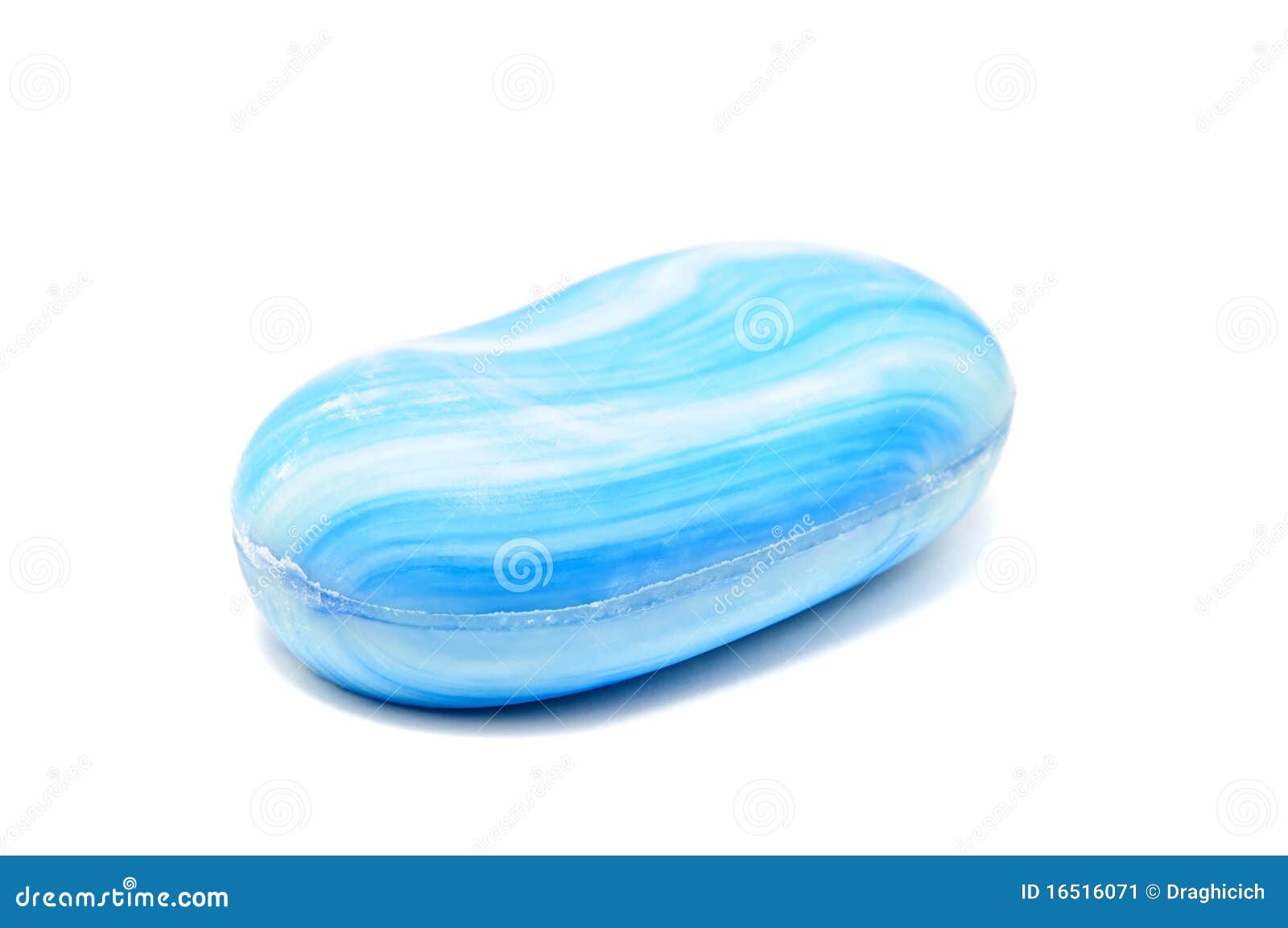 Savon Bleu D'isolement Sur Le Blanc Image stock - Image du couleur ...