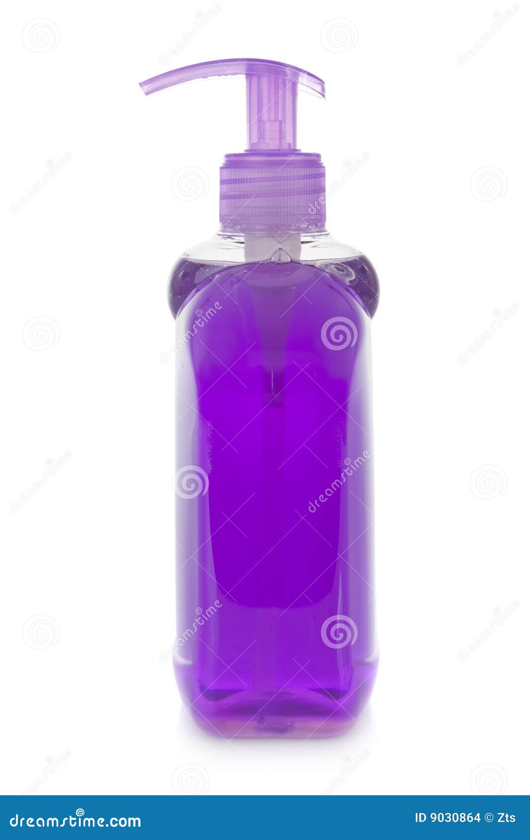 Savon liquide de bouteille photo stock. Image du nettoyez - 9030864