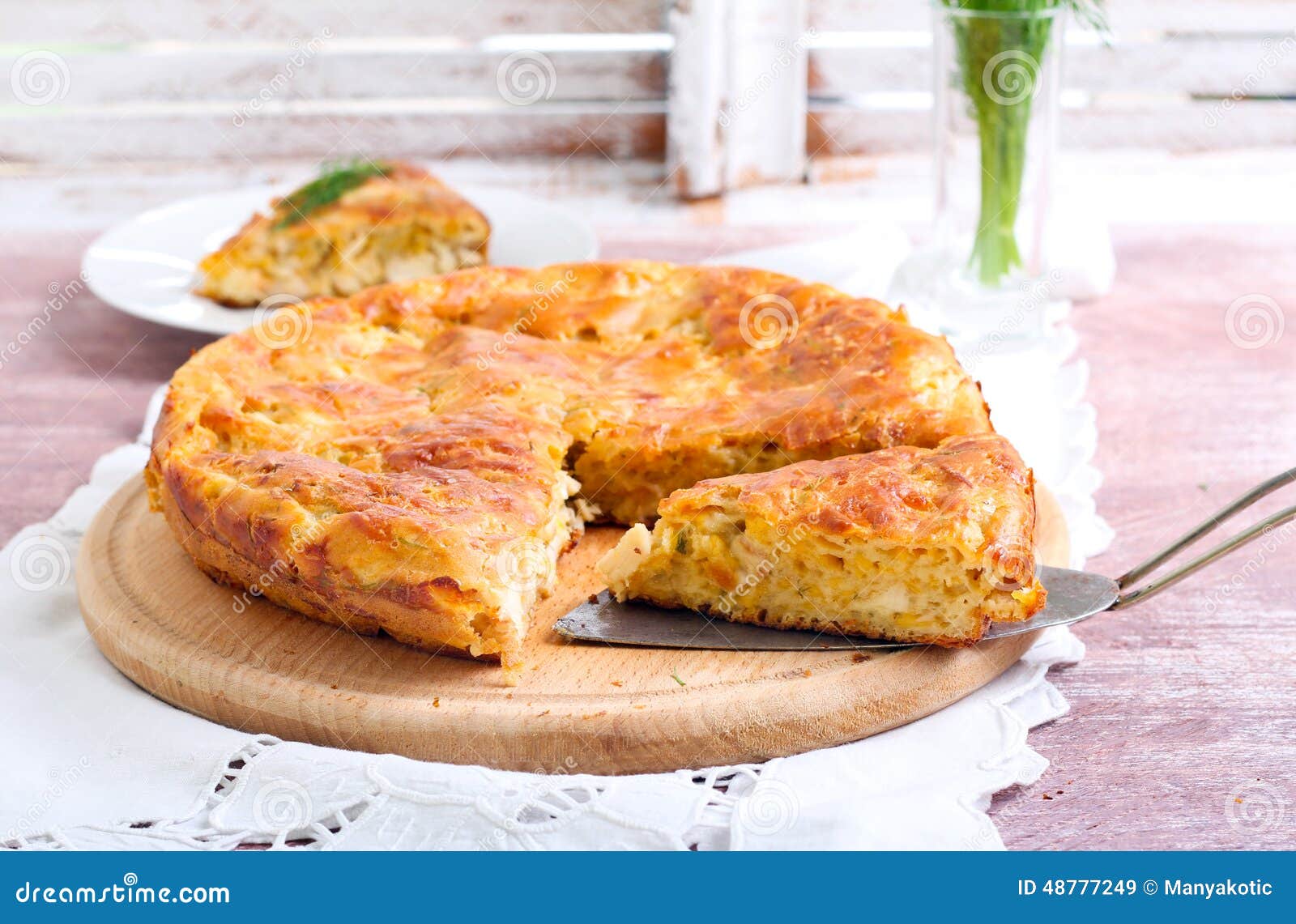 Savory cake stock image. Image of food, healthy, savory - 48777249