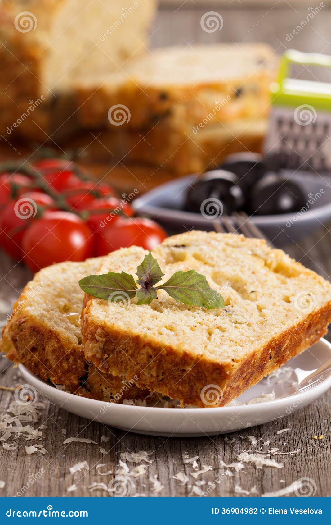 Savoury loaf cake stock photo. Image of homemade, appetizer - 36904982