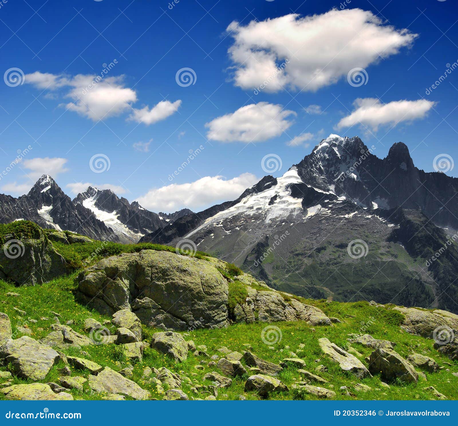 Savoy Alps stock photo. Image of alpine, summit, view - 20352346