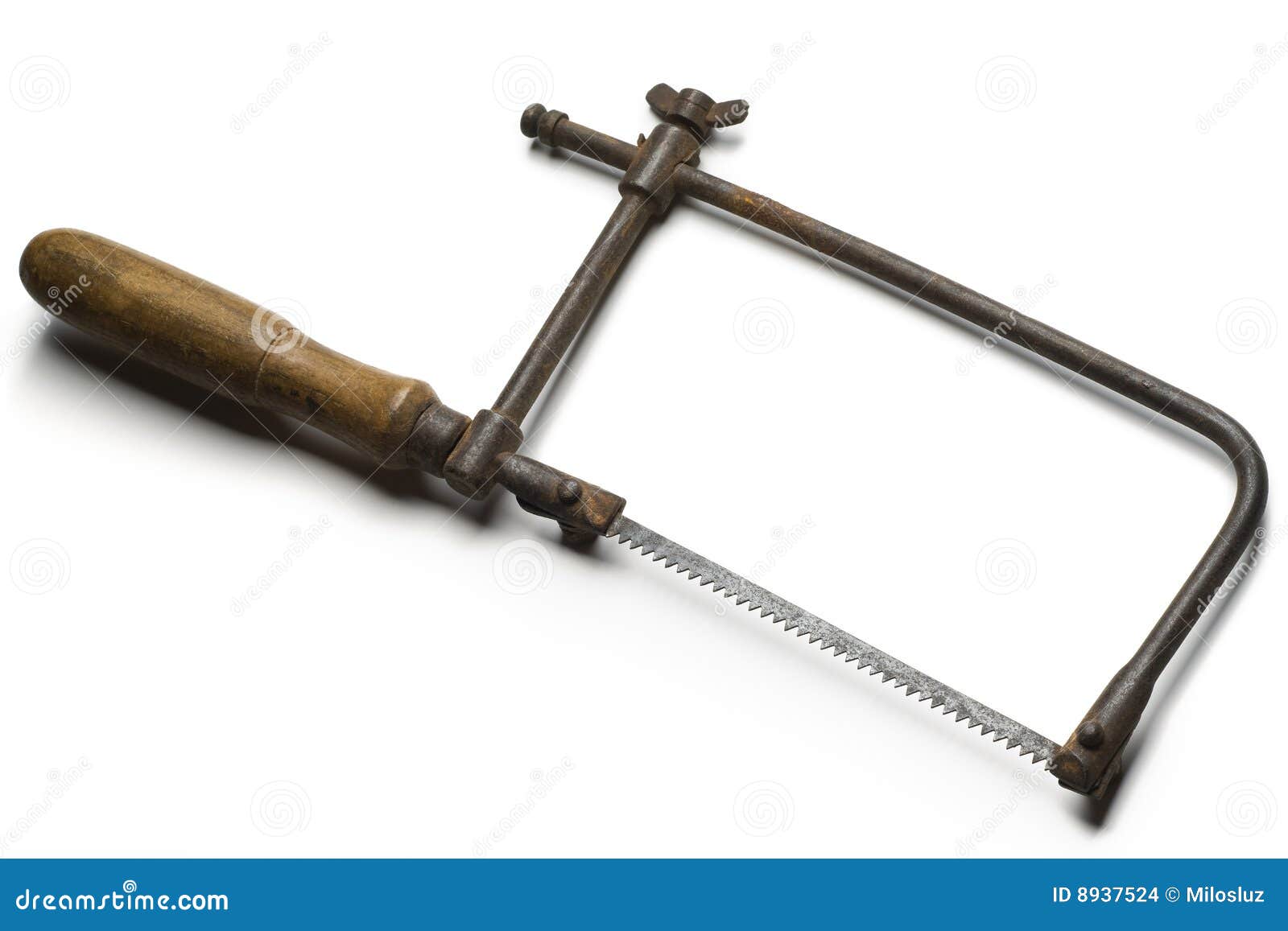 Saw stock photo. Image of rusty, isolated, blade, serrated - 8937524