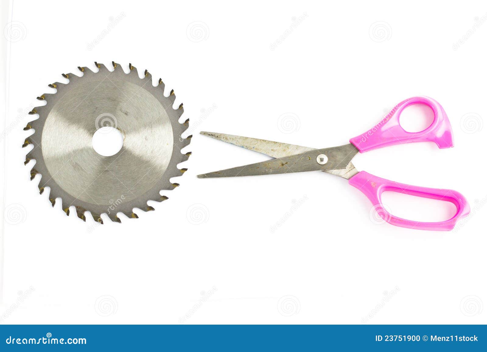 Saw blade and scissor stock photo. Image of sharp, industry - 23751900