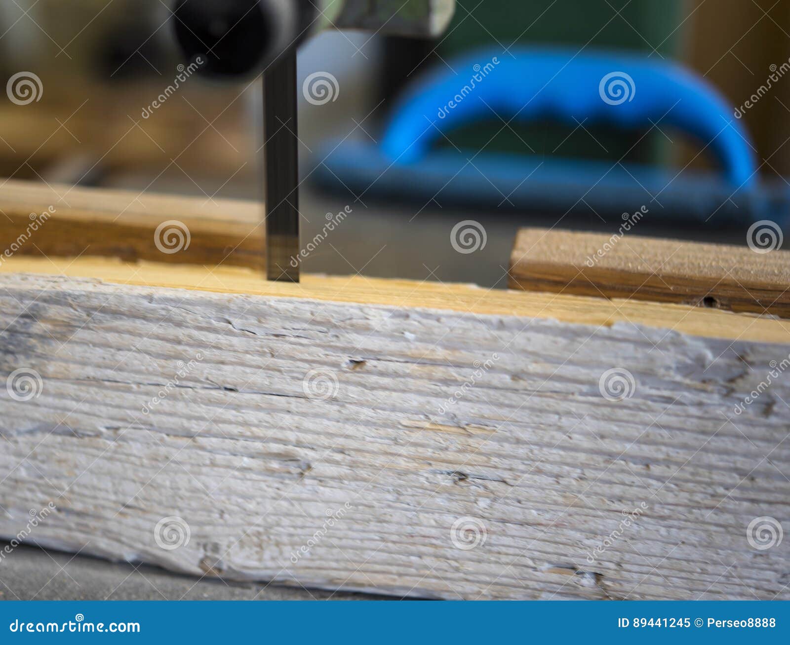 Saw close up for cut wood. stock image. Image of board - 89441245