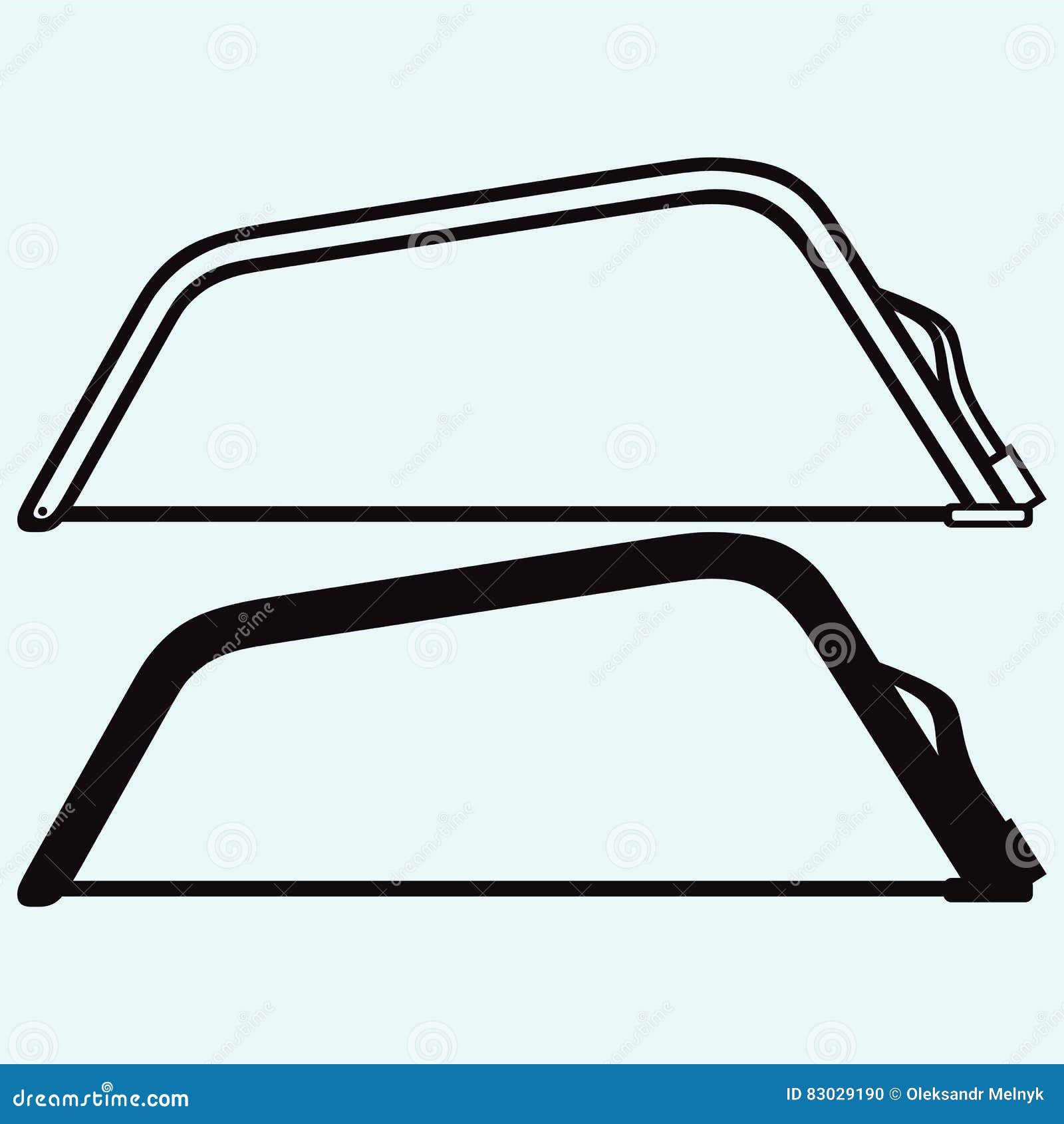 Saw for cutting metal stock vector. Illustration of carpentry - 83029190