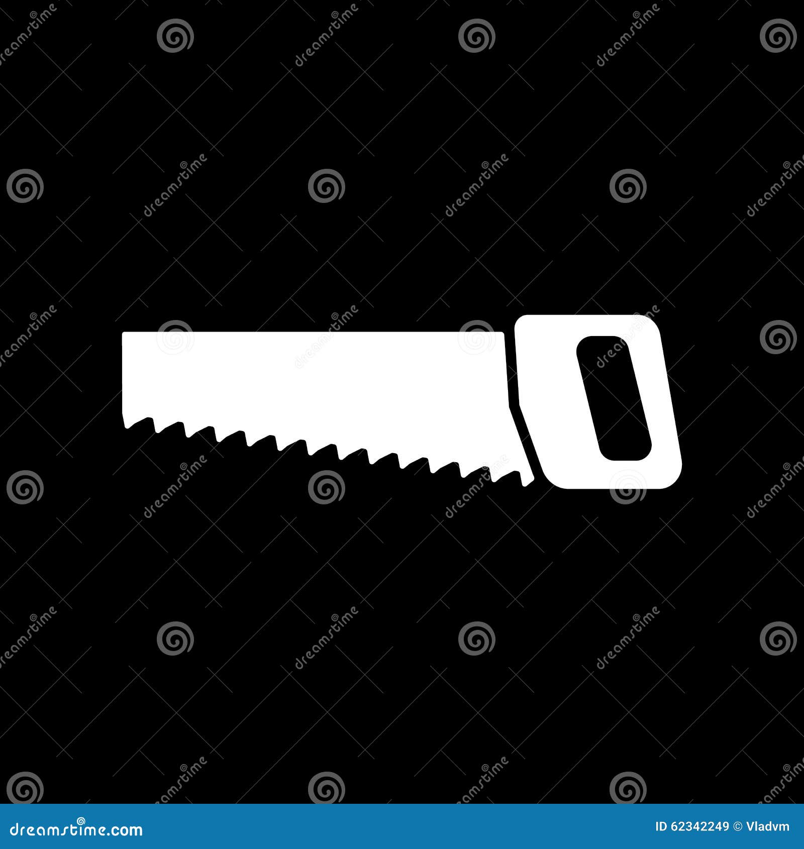 The saw icon. Saw symbol stock illustration. Illustration of concept ...