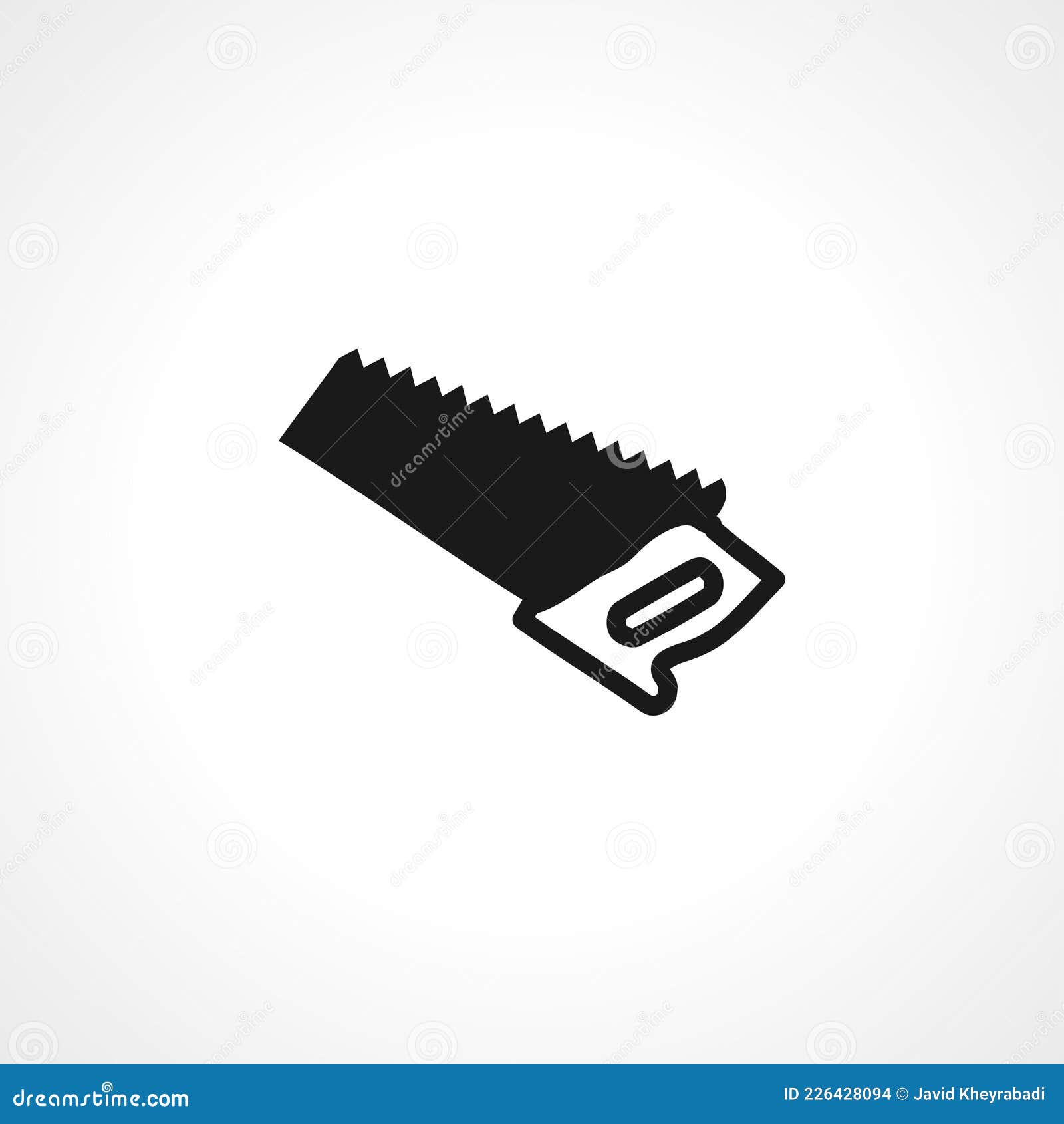 Saw Icon. Saw Vector Icon. Saw Isolated Icon Stock Vector ...