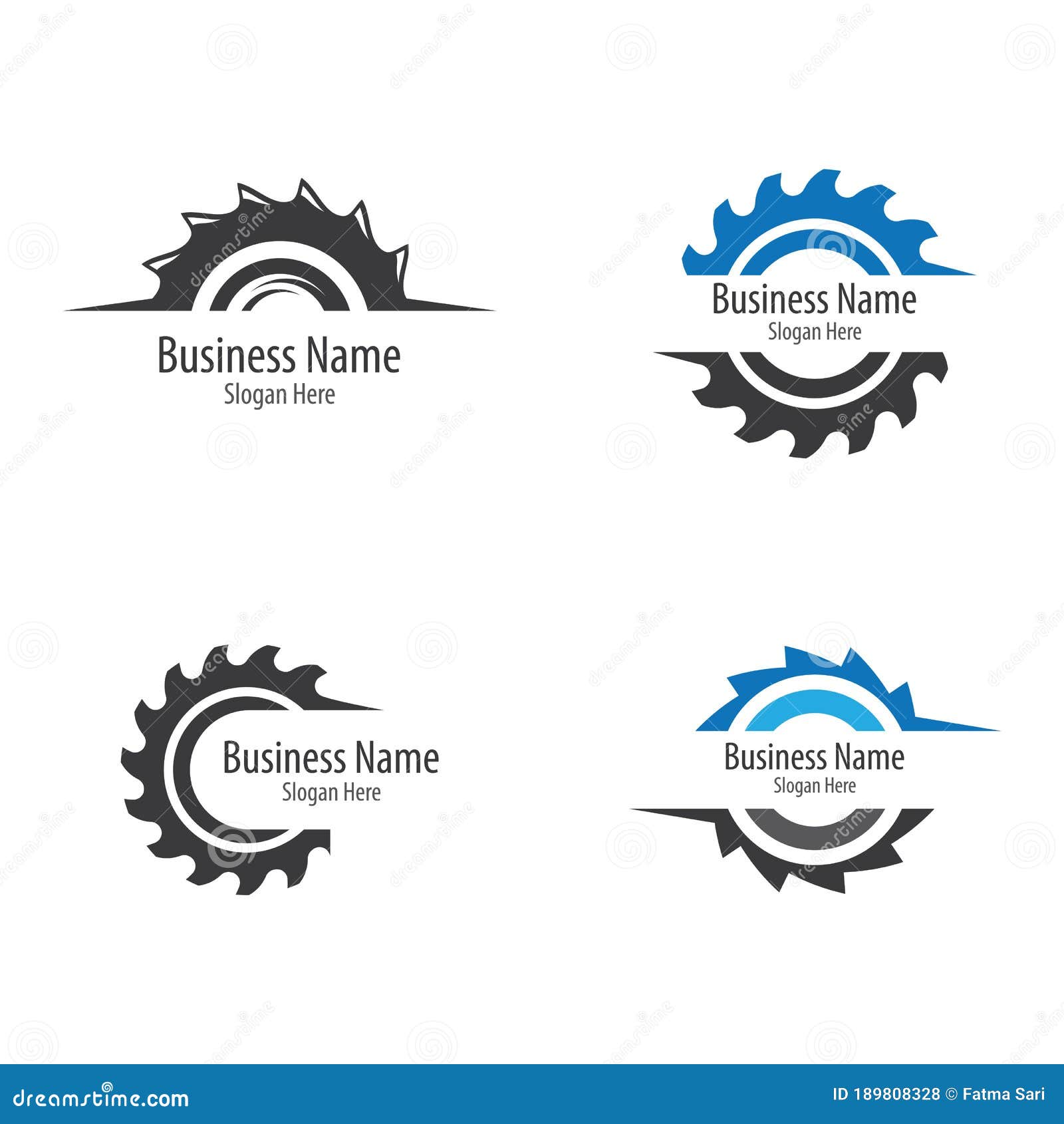 Saw Logo Vector Icon Illustration Stock Vector - Illustration of sharp ...