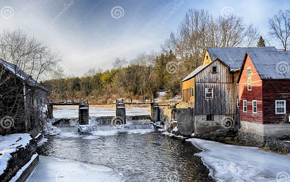 Old Mill stock image. Image of winter, americana, miller - 29822311