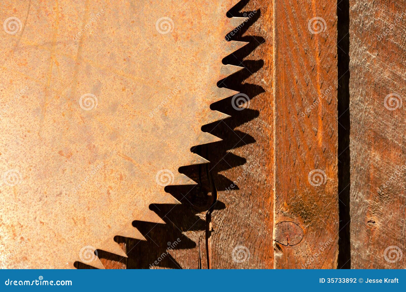 Saw Teeth stock photo. Image of metallic, united, vintage - 35733892