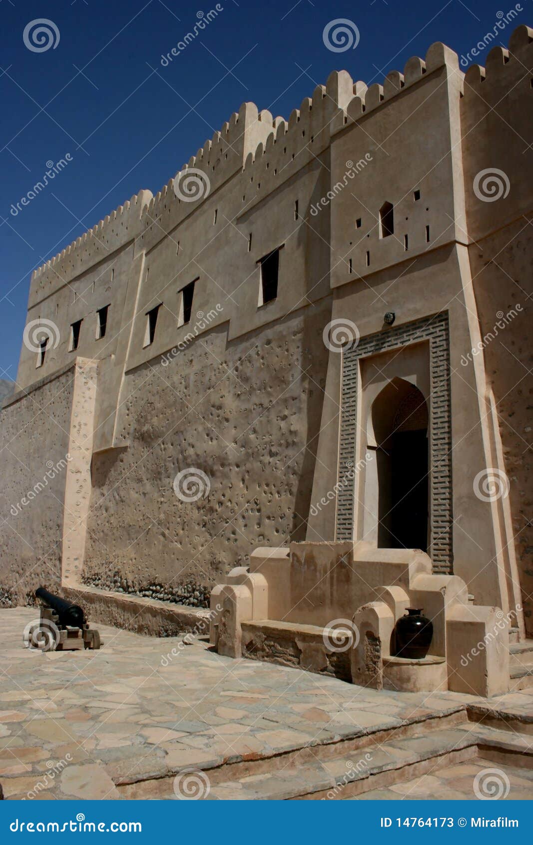 Sawadi Fort stock image. Image of tourist, fort, brick - 14764173