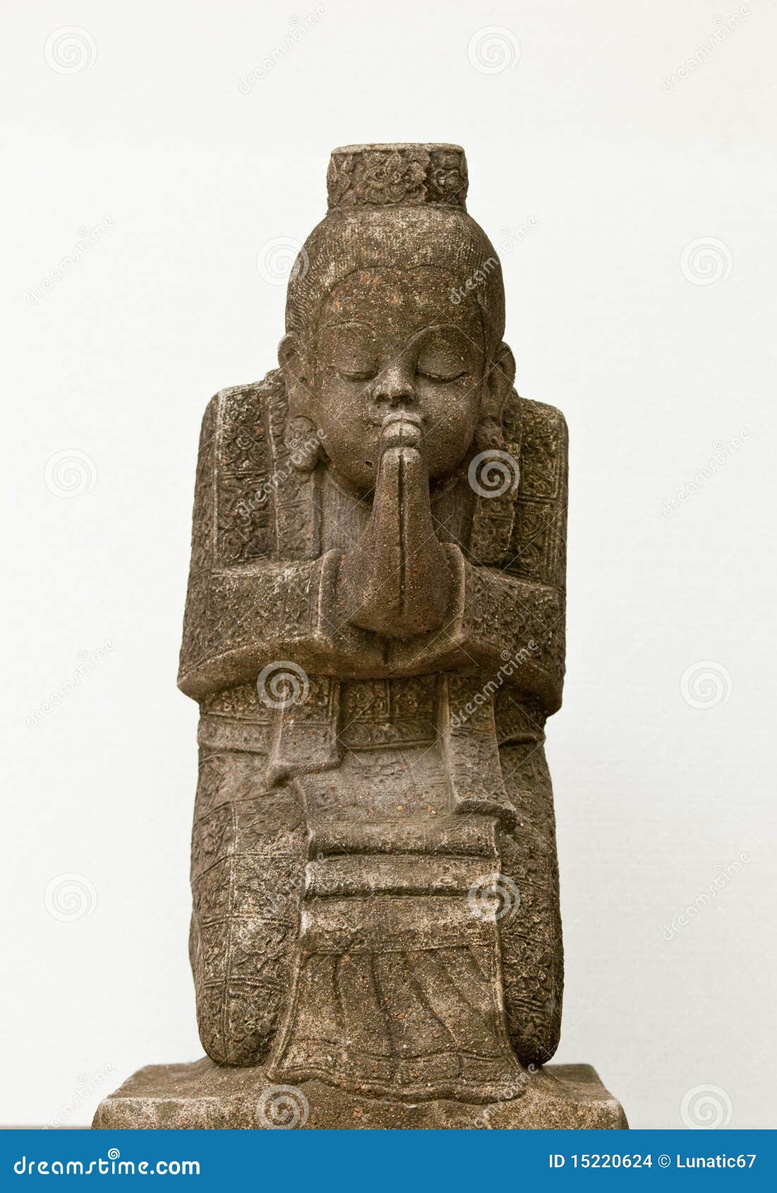 Sawasdee statue stock photo. Image of historical, black - 15220624