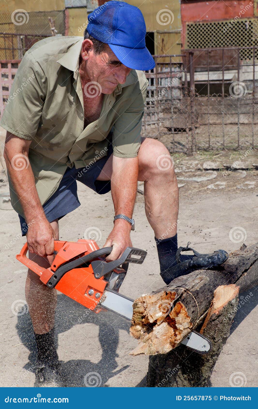 Sawing wood stock image. Image of vintage, fashioned - 25657875