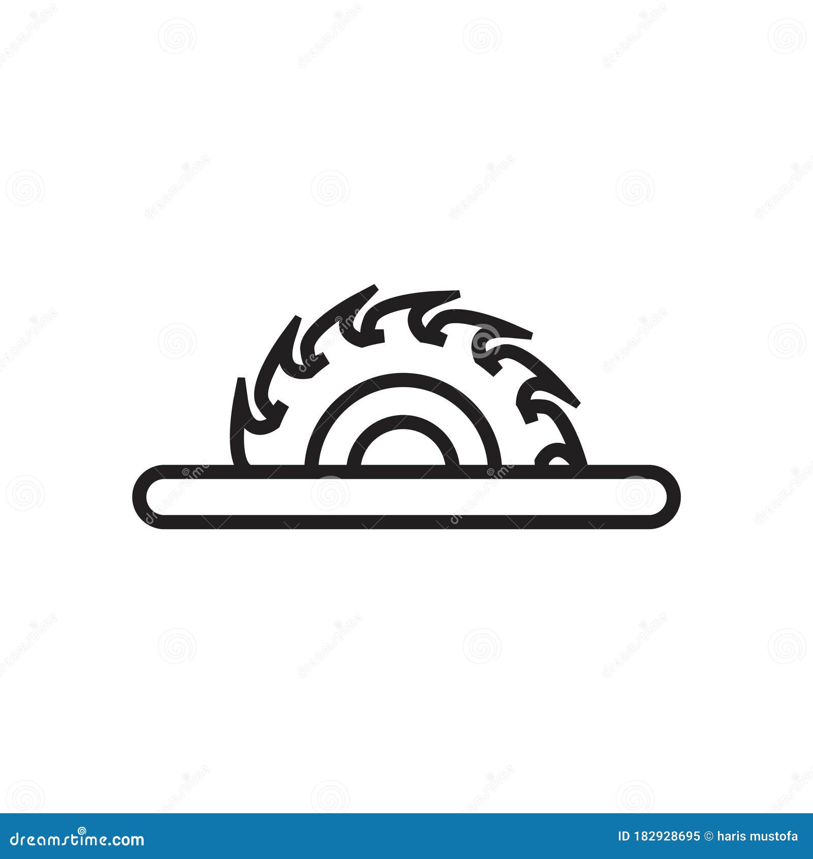 Sawmill Icon Design Template Vector Isolated Stock Vector ...