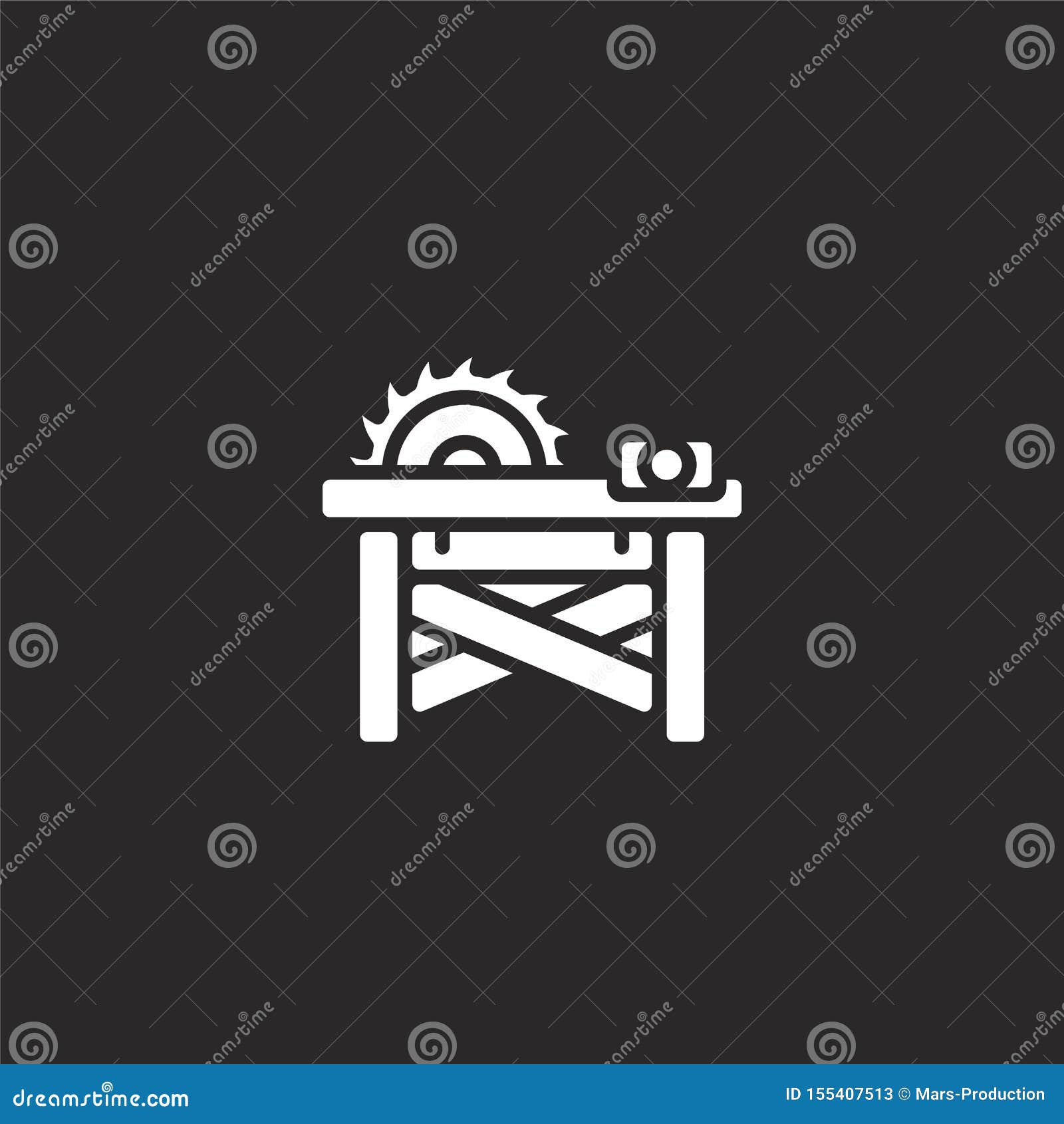 Sawmill Icon. Filled Sawmill Icon for Website Design and Mobile, App ...