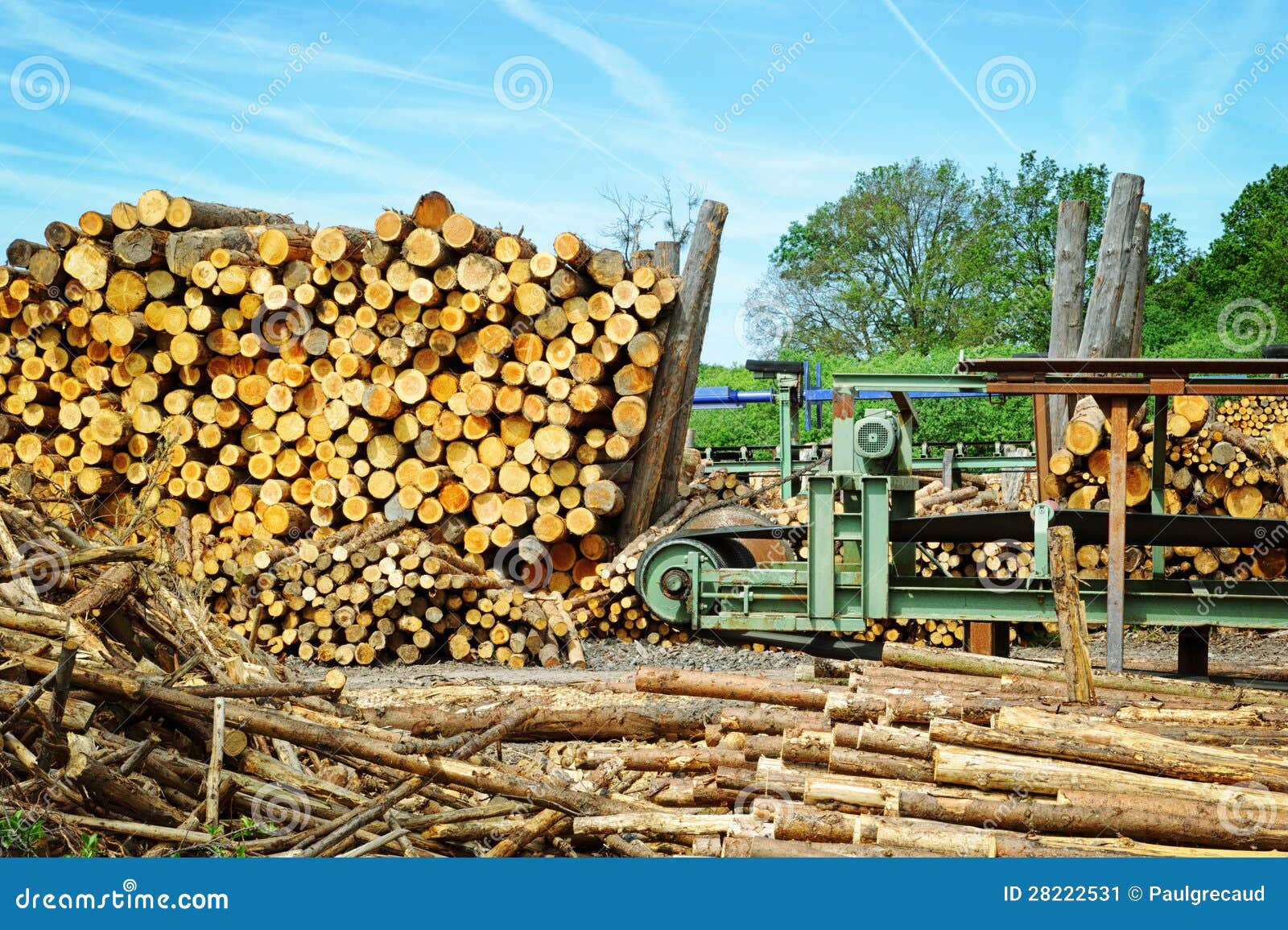 Sawmill (lumber mill) stock image. Image of resources - 28222531