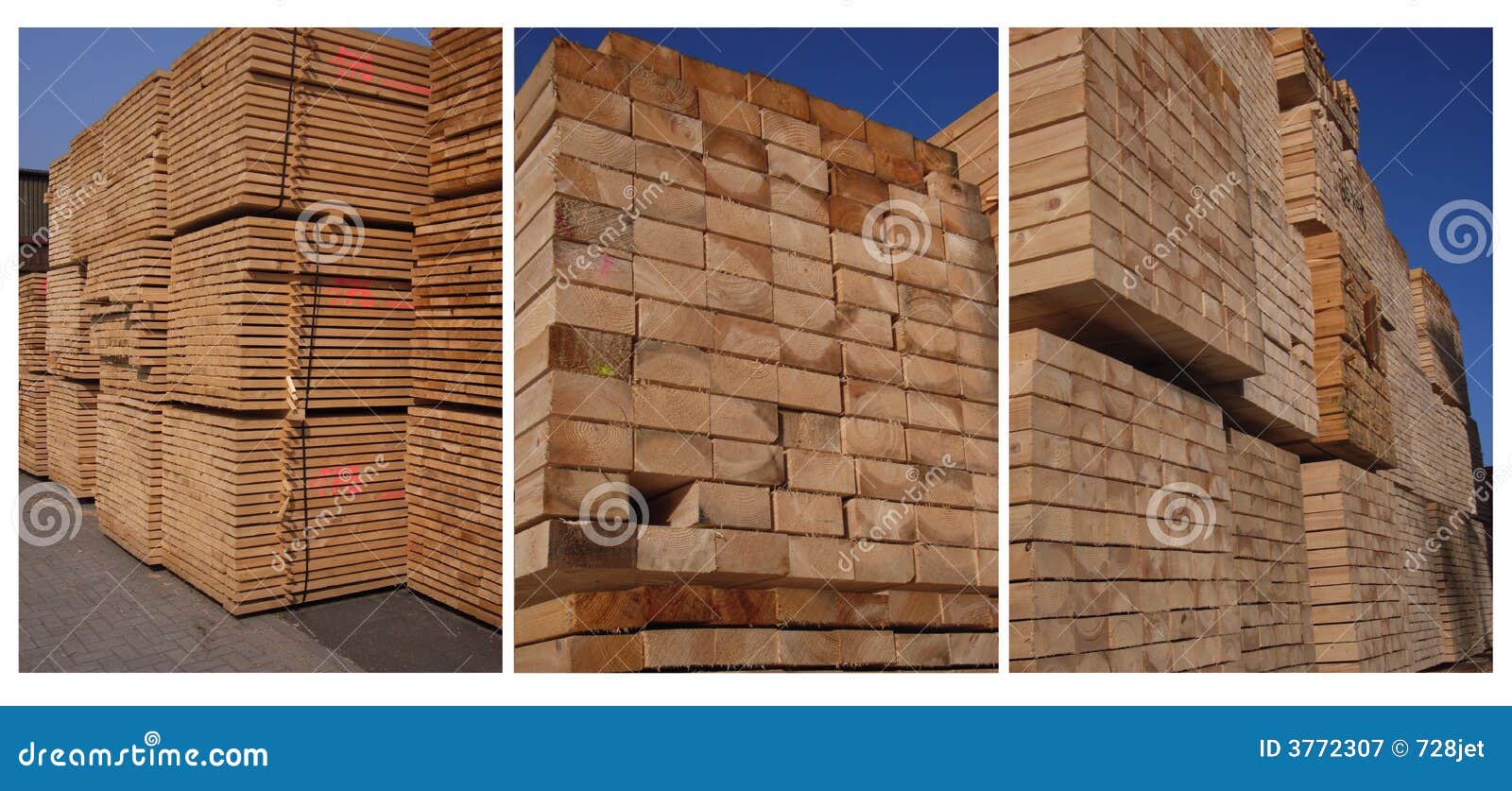 Sawn timber stock image. Image of market, forestry, ends - 3772307