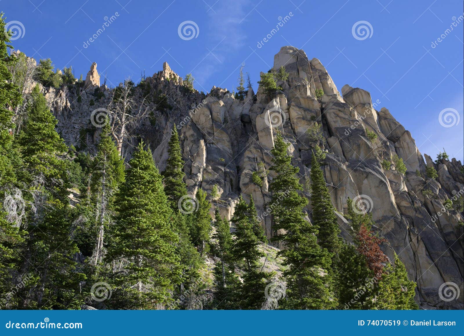 Sawtooth Ridge Line stock image. Image of mountains, idaho - 74070519