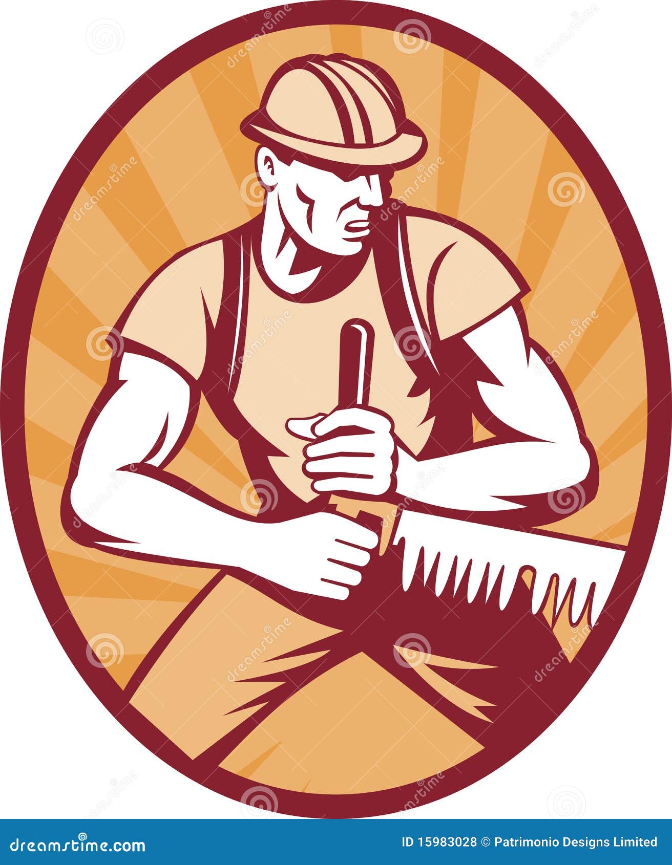 Logger Man Cartoon Vector | CartoonDealer.com #91492445