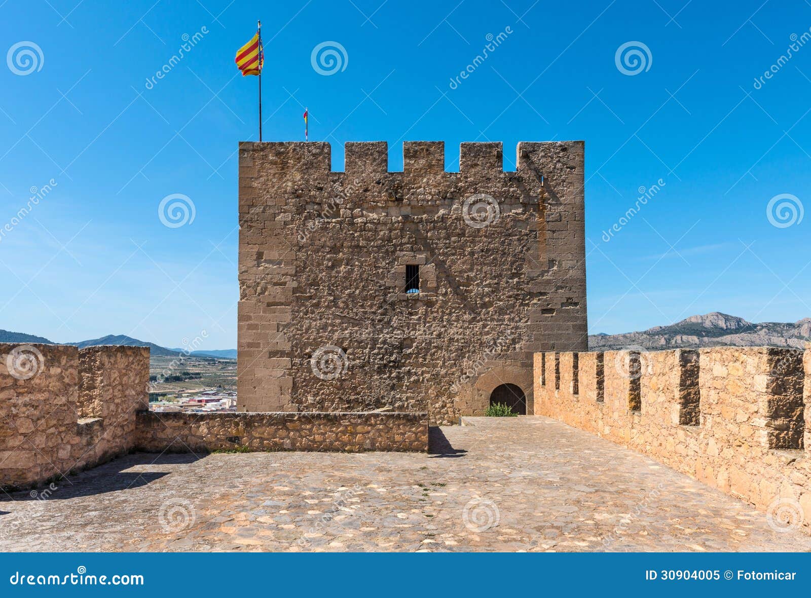 Sax Castle stock image. Image of sunny, holidays, fortress - 30904005