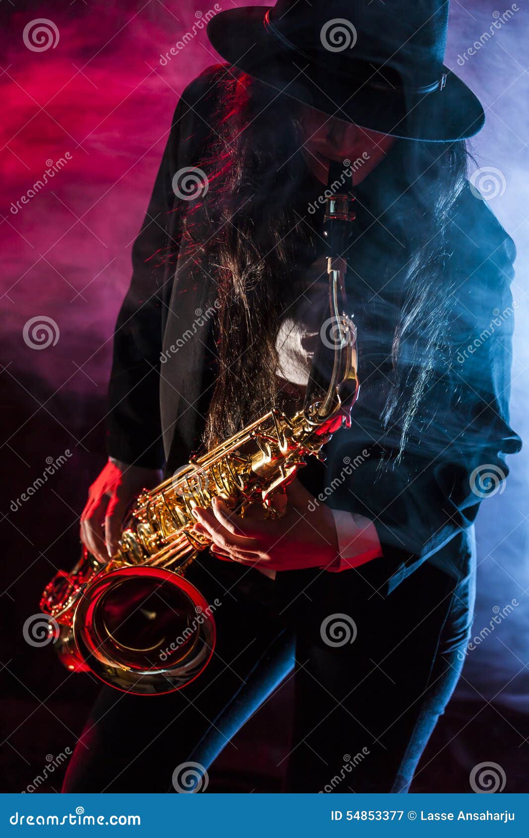 Sax Lady stock image. Image of hand, music, jazz, finger - 54853377