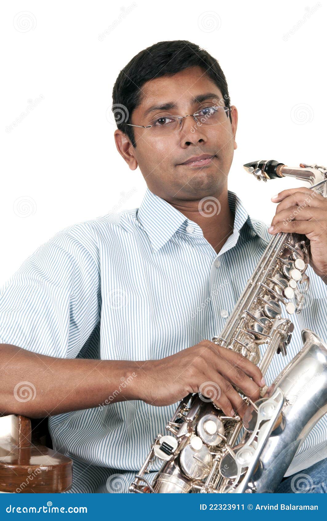 Sax Player stock image. Image of instrumantal, play, music - 22323911