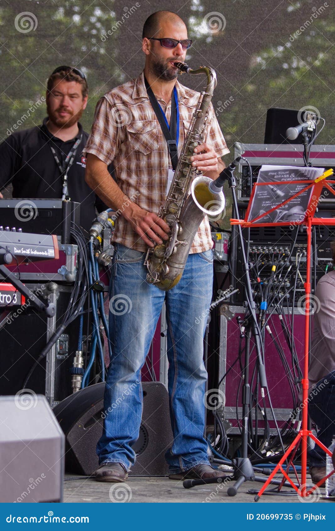Sax on Stage editorial image. Image of britain, perform - 20699735
