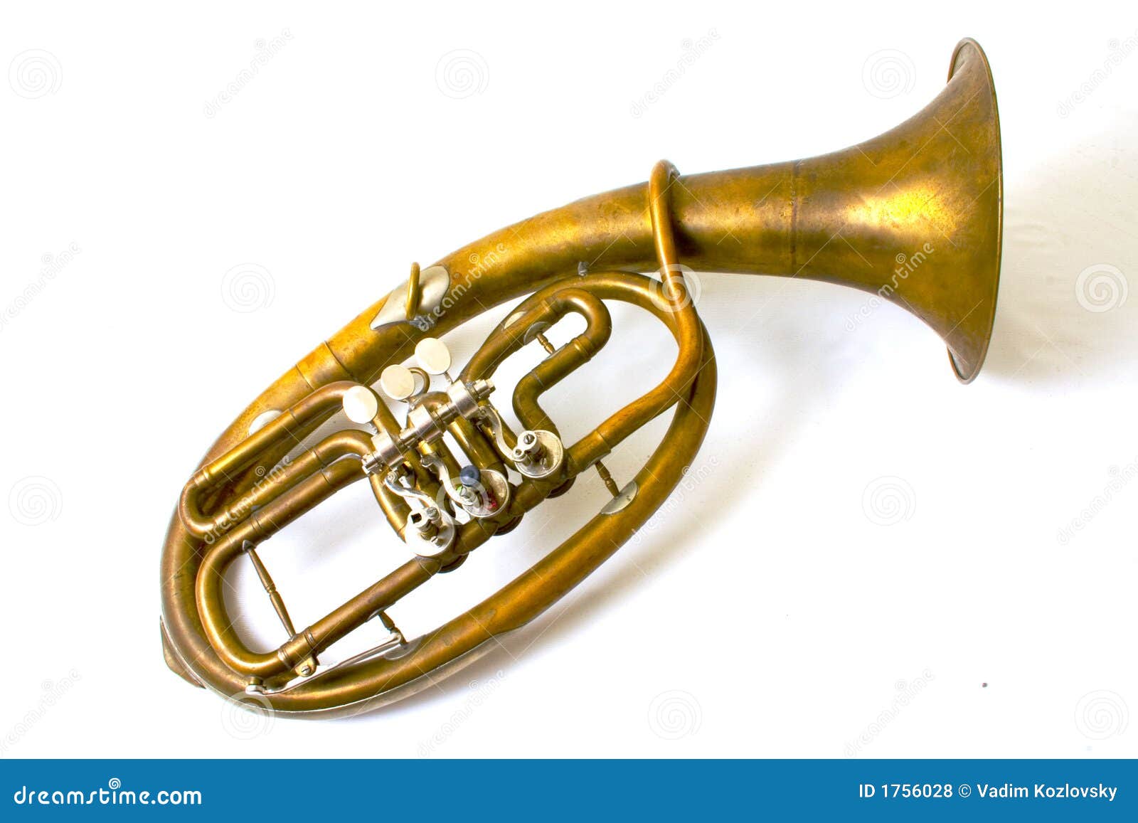 Saxhorn stock photo. Image of alto, notes, fingers, buttons - 1756028