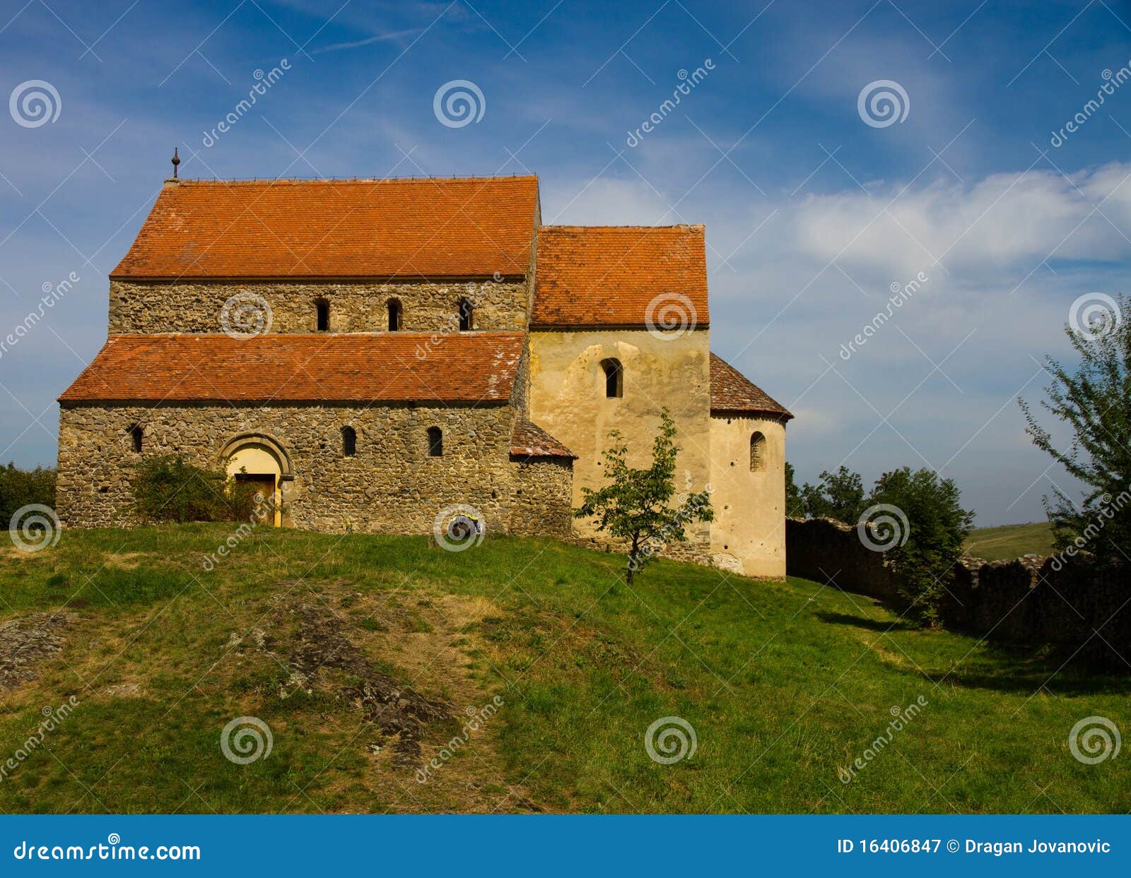 Saxon Church stock image. Image of front, citadel, beautiful - 16406847
