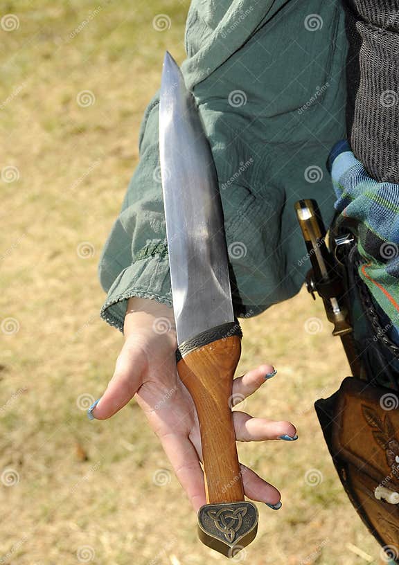 Saxon Dagger stock image. Image of metal, battle, tint - 6583329