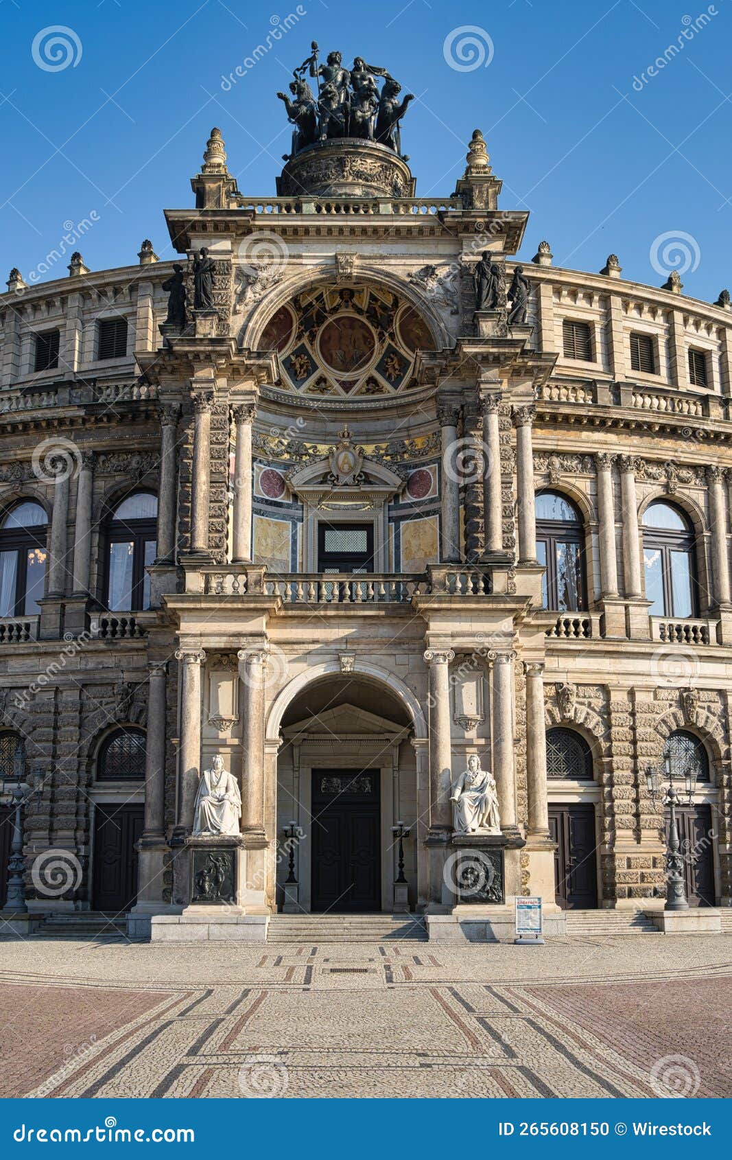 Semper Opera in Dresden (germany) Stock Photo - Image of house ...