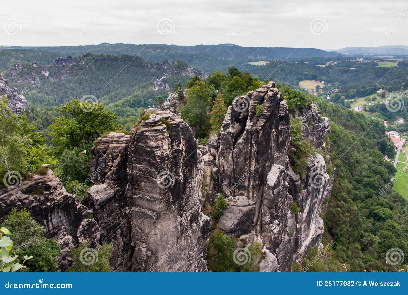 Saxon Switzerland National Park Stock Photo - Image of park, meander ...