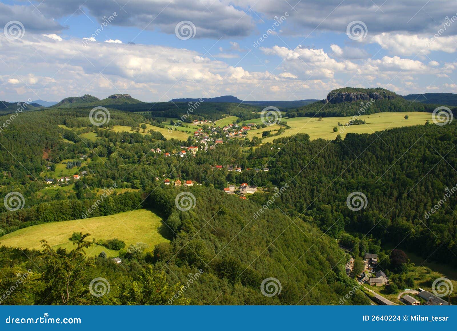 Saxony hills landscape stock photo. Image of hollow, sunshine - 2640224