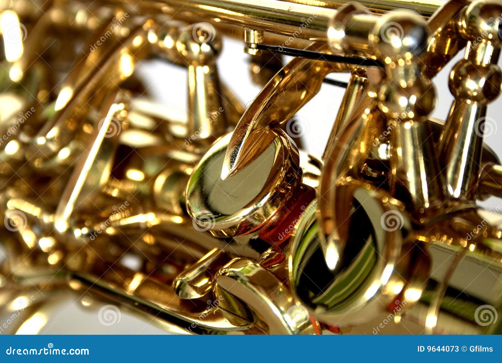 Saxophon stock image. Image of bigband, cornet, horn, swing - 9644073