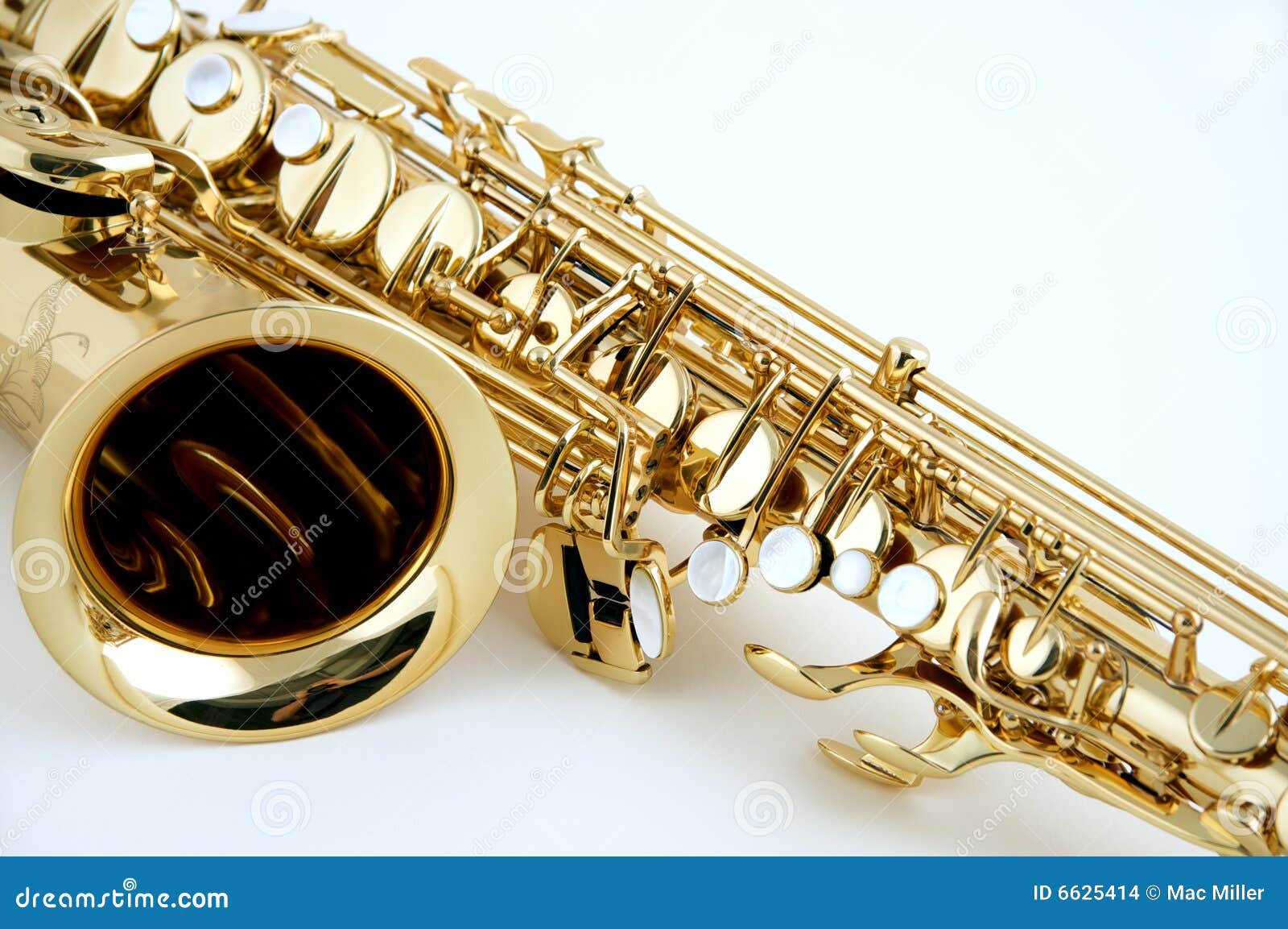 Saxophon Getrennte Nahaufnahme Stockfoto - Bild von instrumente, musik ...