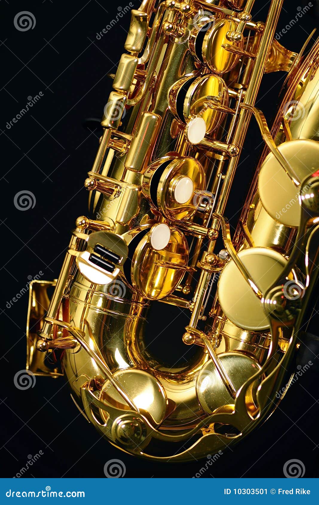 Saxophone stock image. Image of gold, saxophone, metal - 10303501