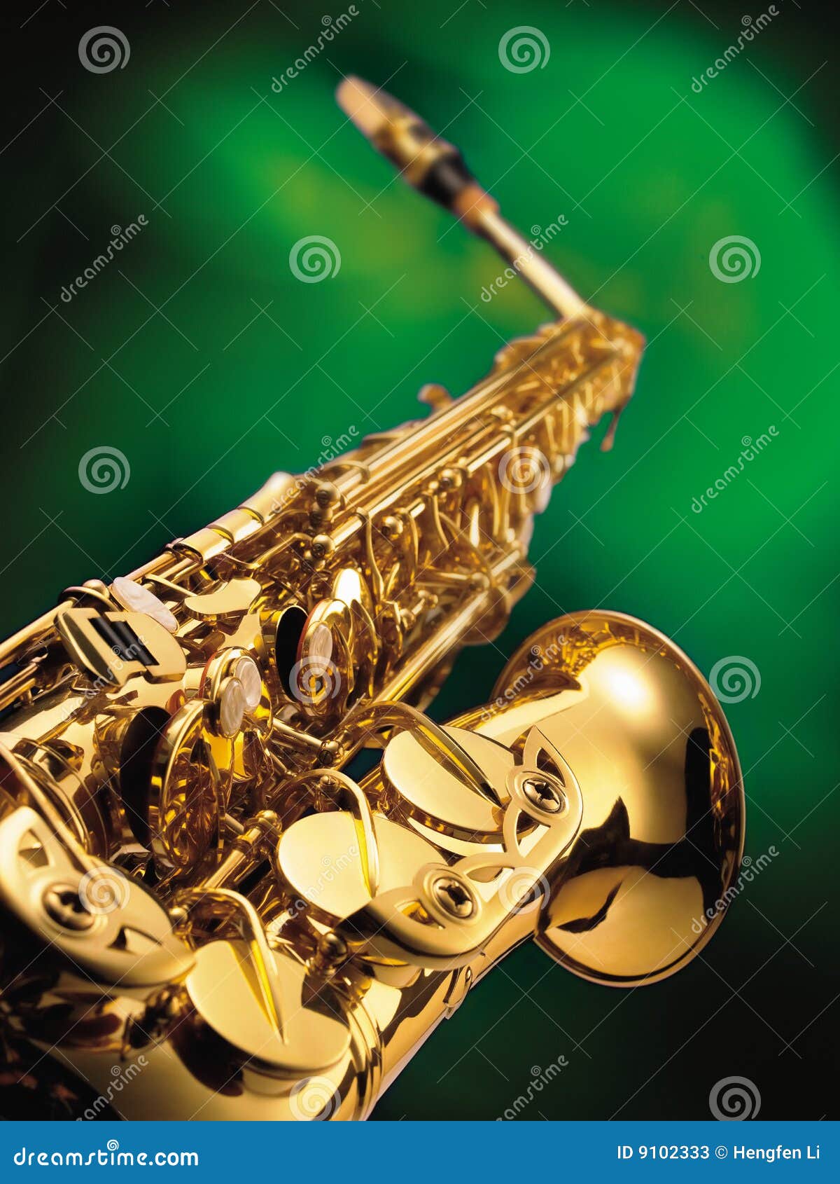Saxophone stock image. Image of cornetist, blue, toot - 9102333