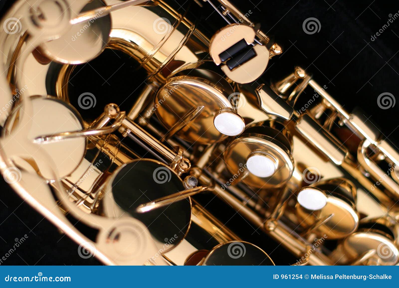 Saxophone stock photo. Image of sound, metal, music, jazz - 961254