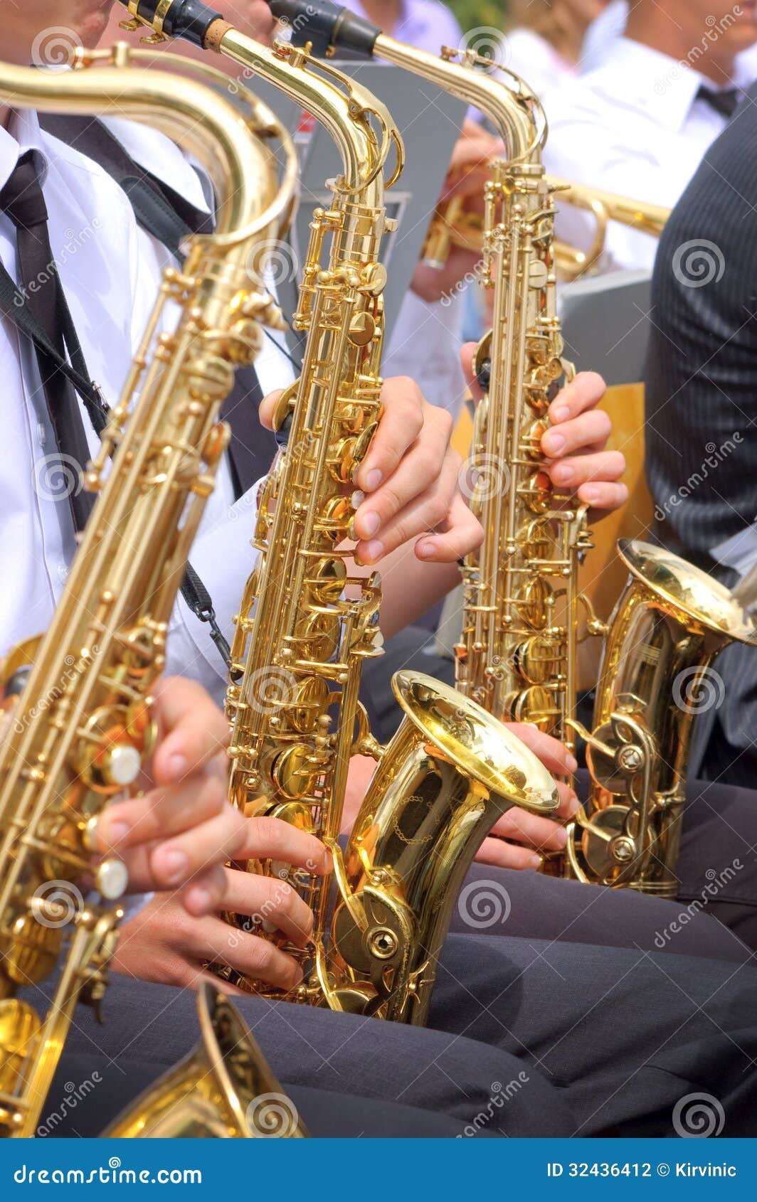 Saxophone background stock photo. Image of classical - 32436412