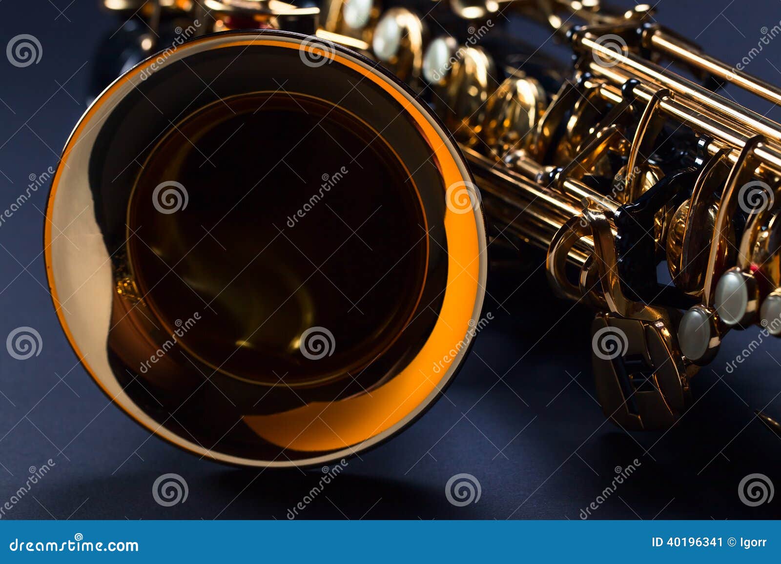 Saxophone stock image. Image of black, horizontal, sound - 40196341