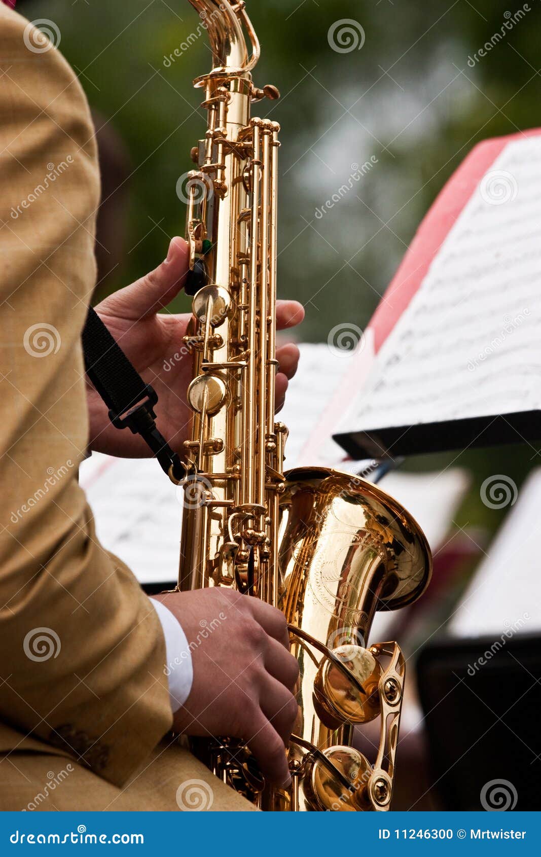 Saxophone Concert stock photo. Image of playing, saxophonist - 11246300