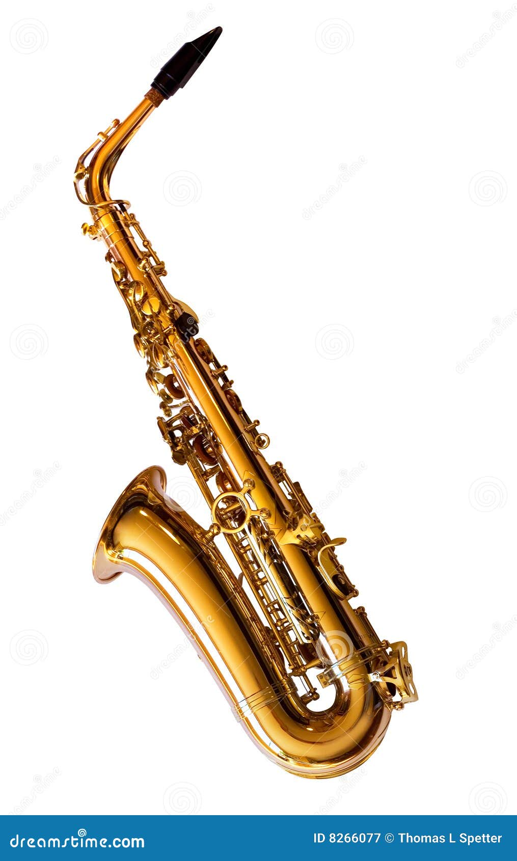 Saxophone d'alto image stock. Image du alto, métal, chanson - 8266077