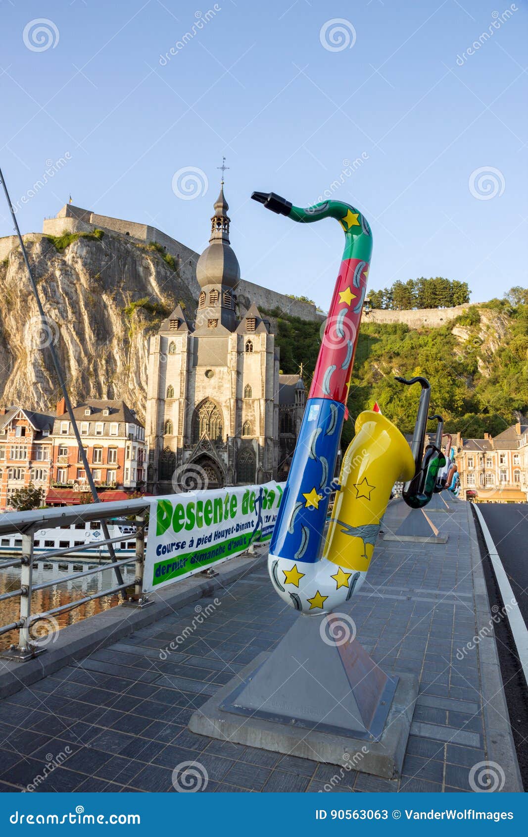 Saxophone Dinant Ardennes Belgique Photo stock éditorial - Image du ...
