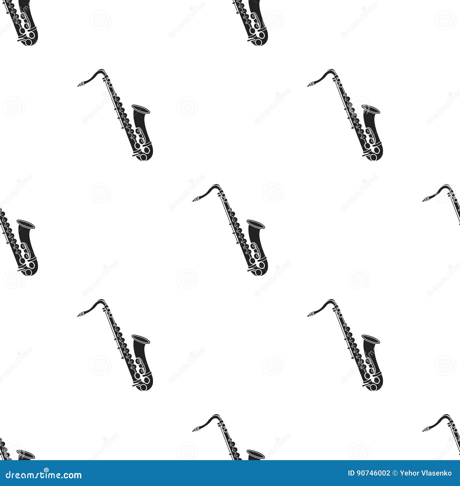 Saxophone Icon in Black Style Isolated on White Background. Musical ...